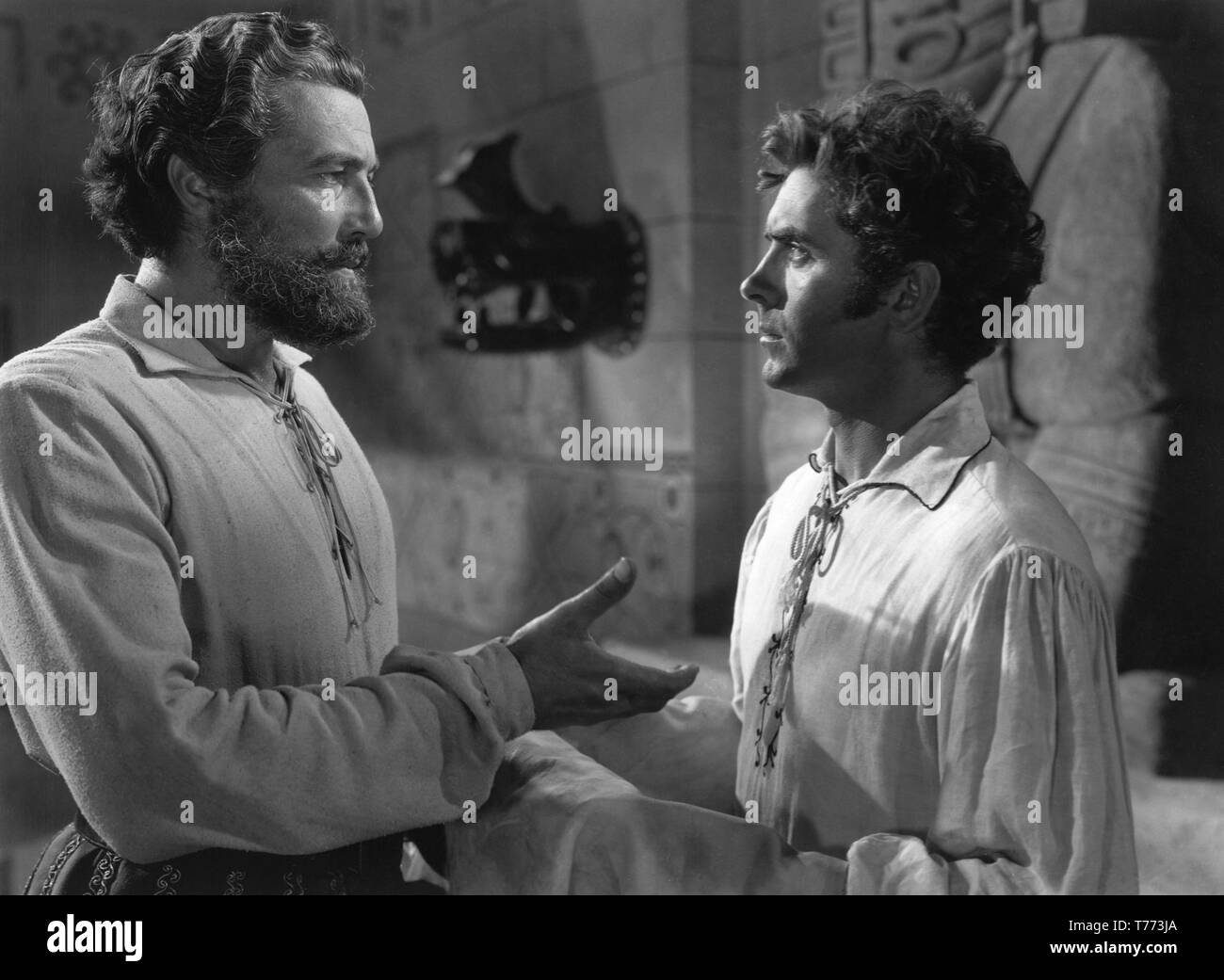 Cesar Romero as Hernando Cortez Tyrone Power as Pedro De Vargas CAPTAIN ...