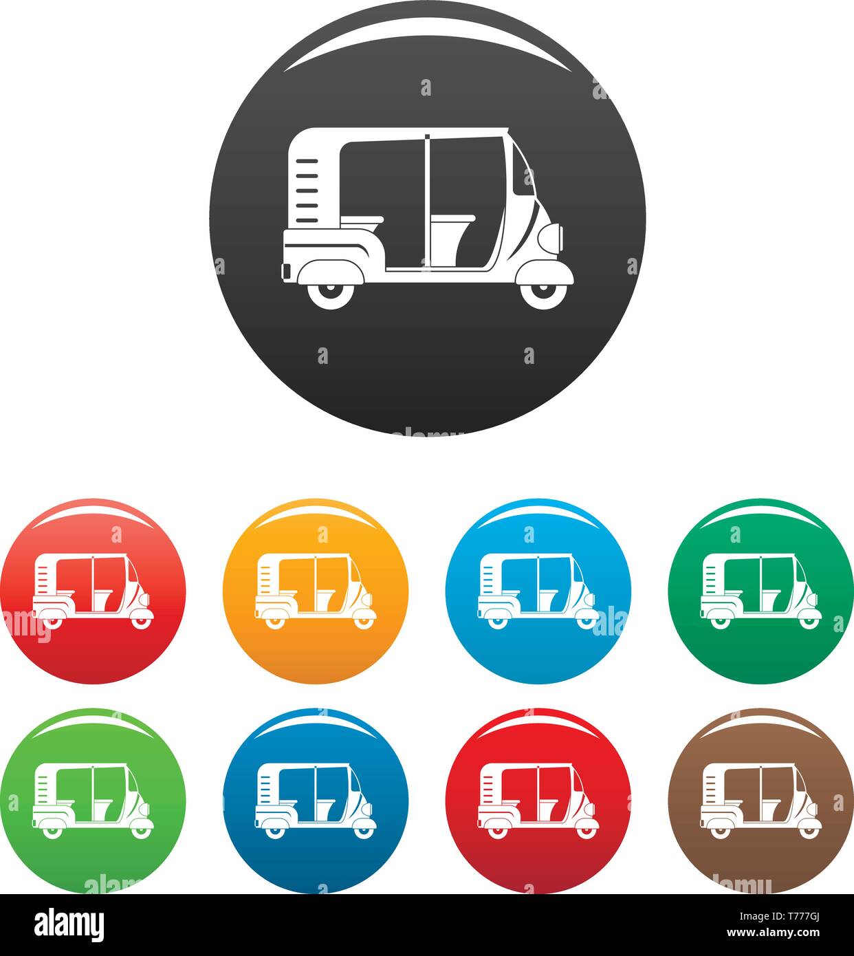 Chennai auto rickshaw Stock Vector Images - Alamy