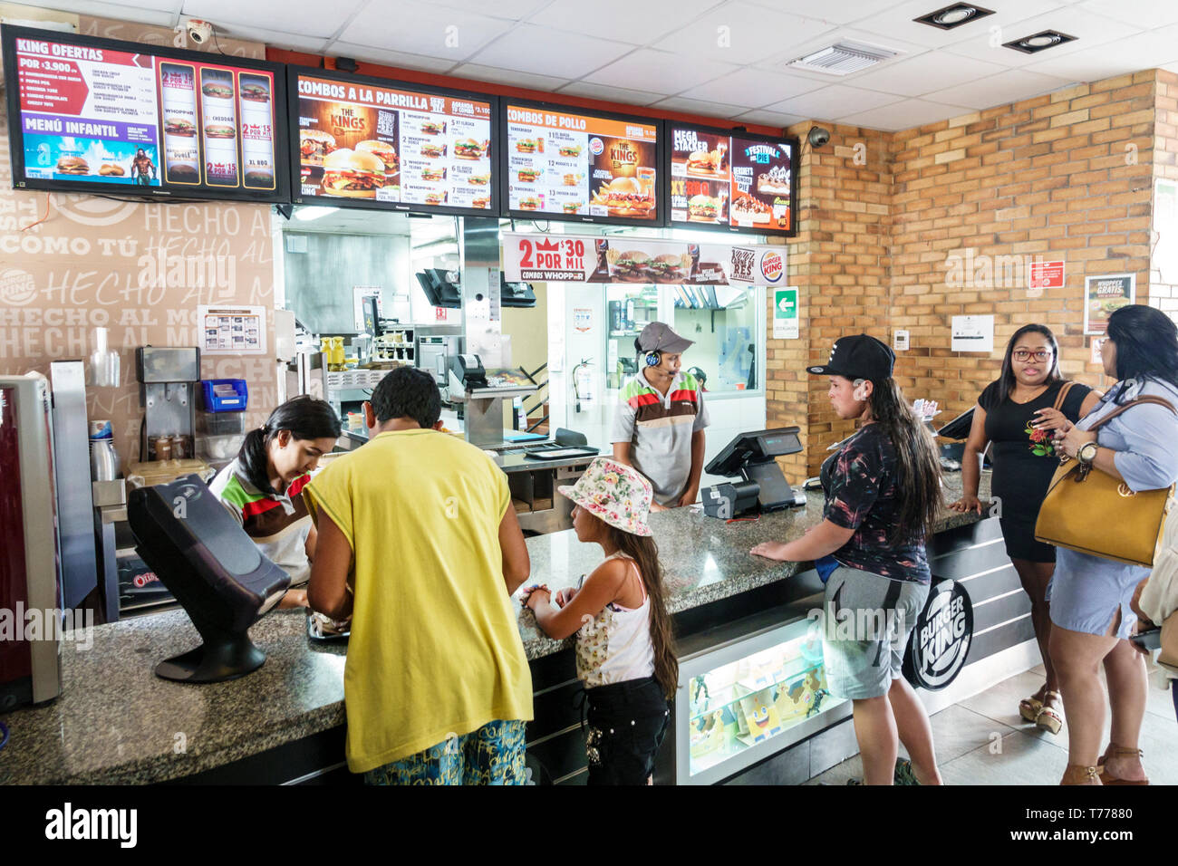 Cartagena Colombia,Bocagrande,Burger King,fast food,hamburgers ...