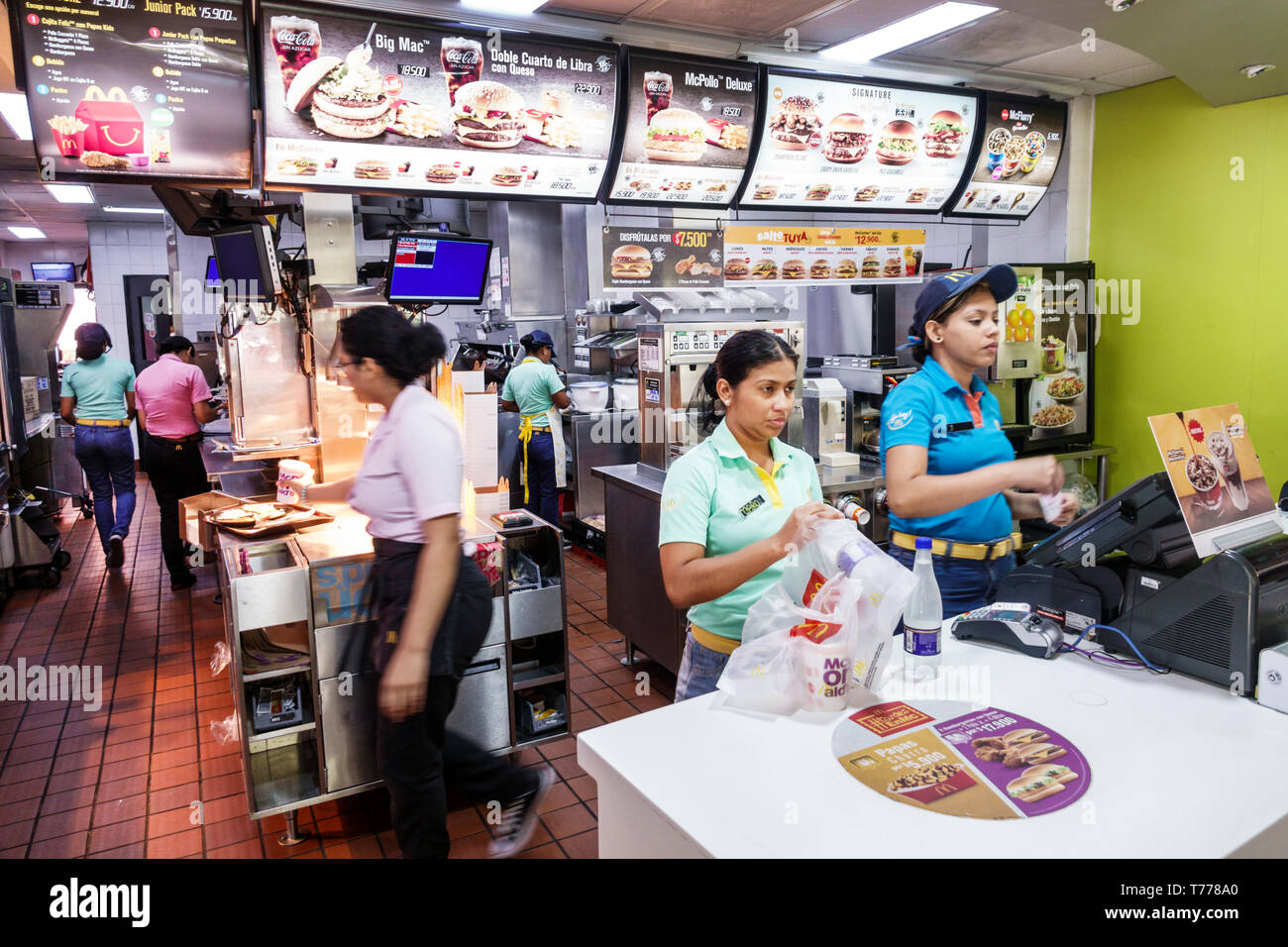 Mcdonald's restaurant order counter hi-res stock photography and images ...