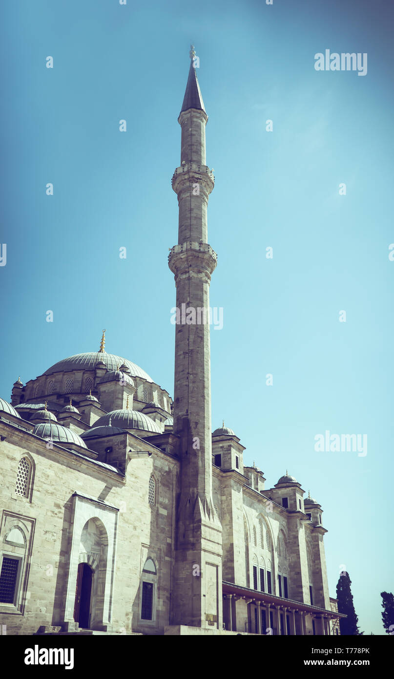 The Fatih Mosque (Conqueror's Mosque) in Fatih district, Istanbul ...
