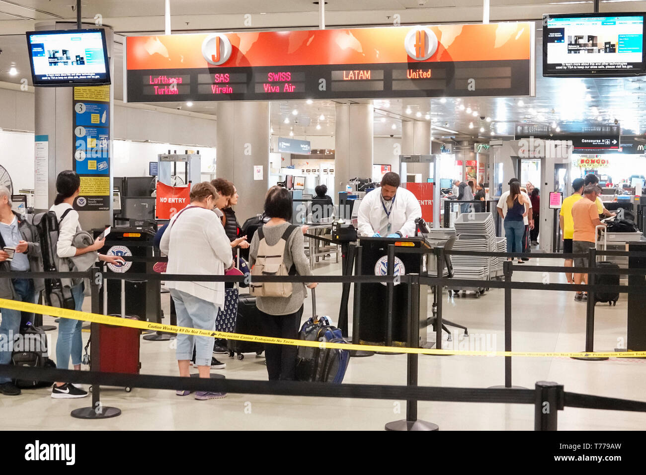 Miami Florida,International Airport MIA,terminal,TSA,Department of ...
