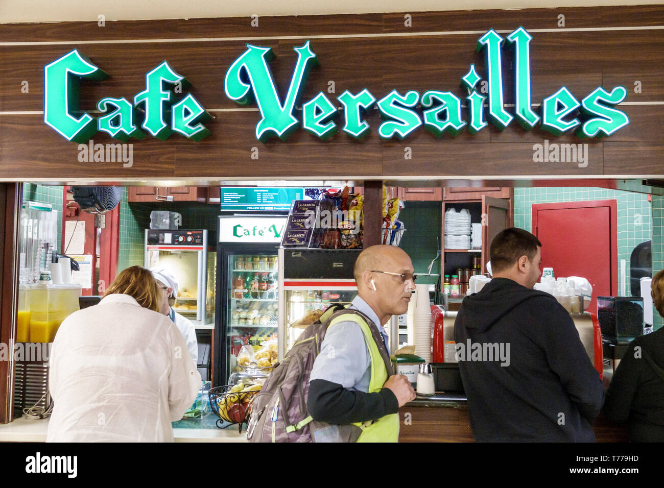 Miami Florida,International Airport MIA inside,fast food,Cafe ...