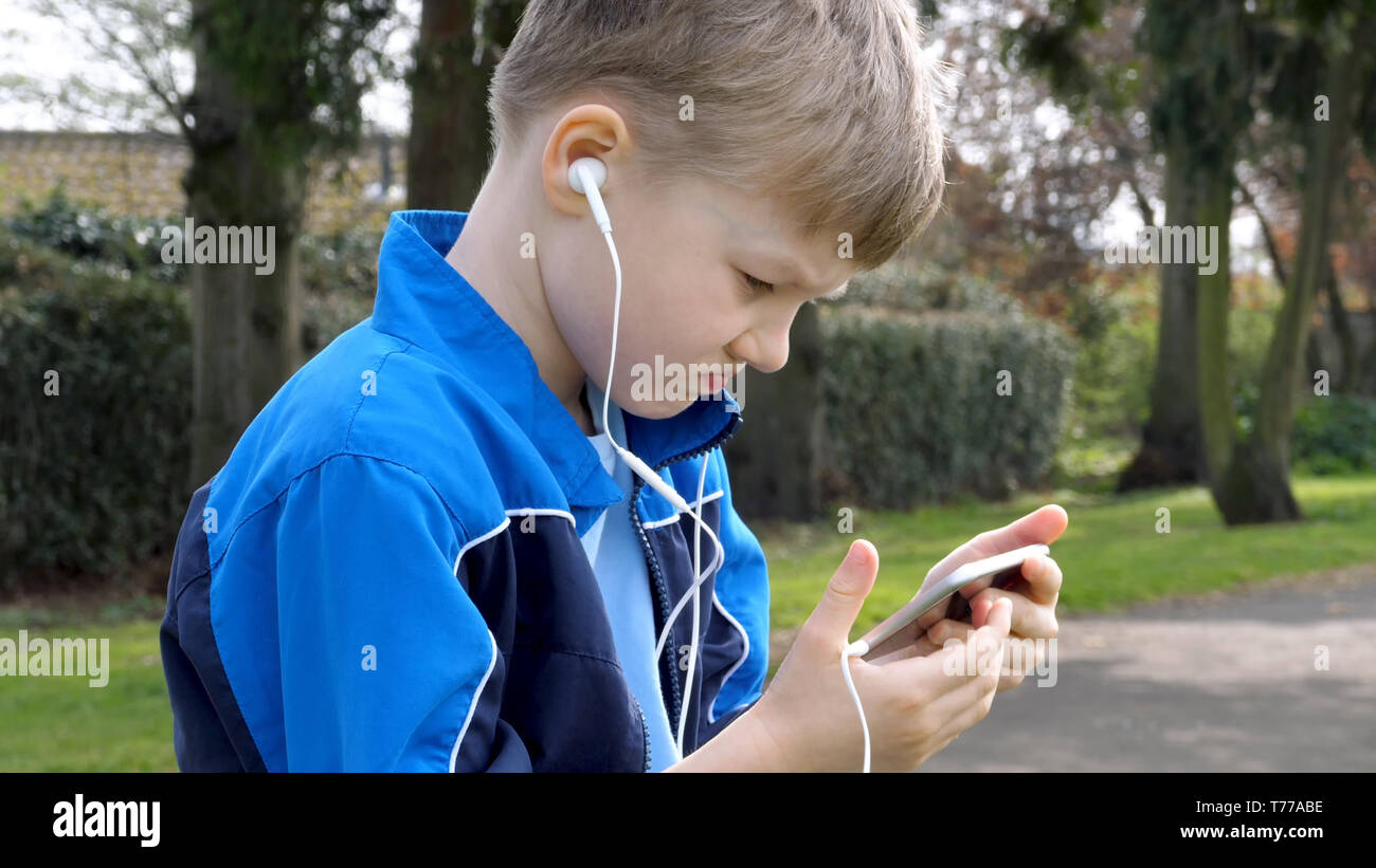 Teen Boy Talking On Phone