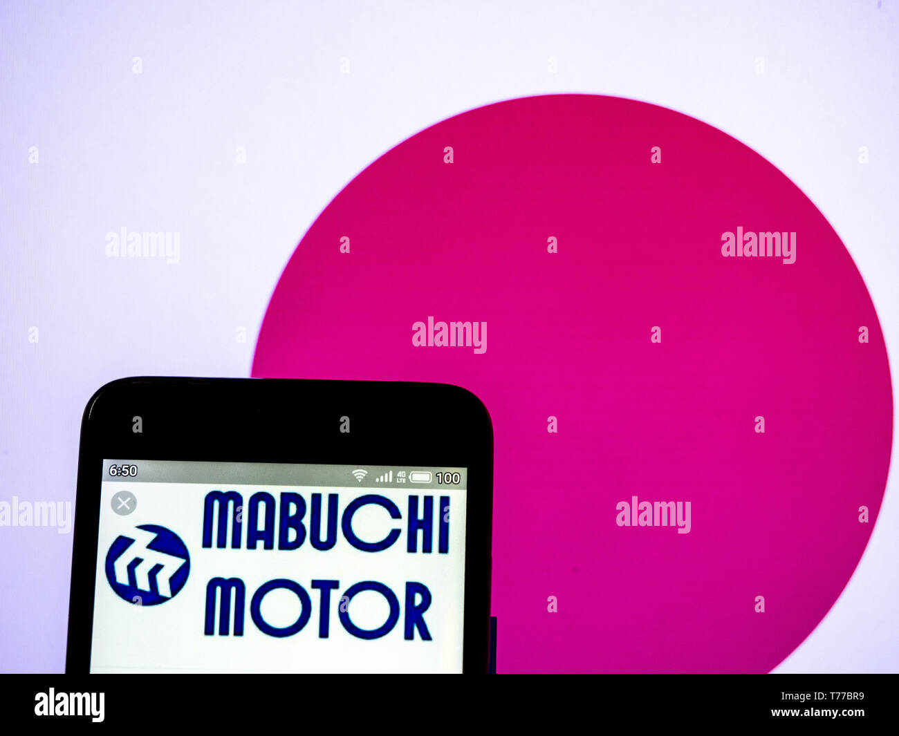 Ukraine. 4th May, 2019. In this photo illustration a Mabuchi Motor ...