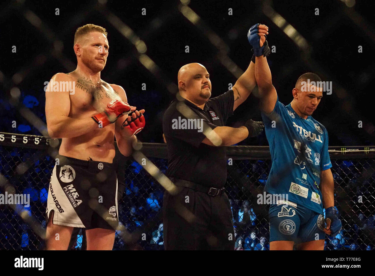 Birmingham, UK. 4th May 2019. Ashley Reece defeats Craig Turner via ...