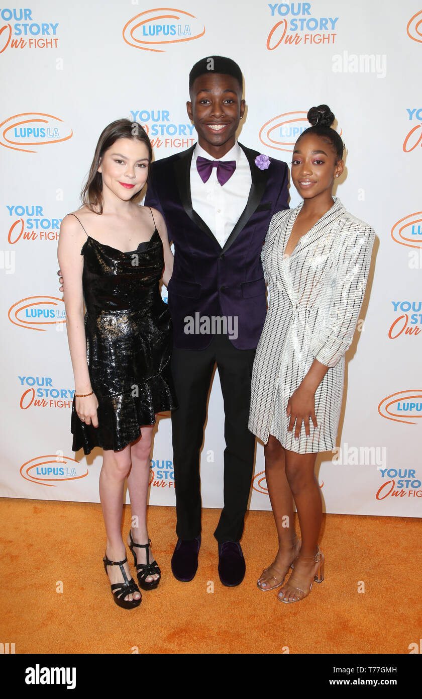 Beverly Hills, USA. 4th May, 2019. Hannah Zeile, Niles Fitch, Eris ...