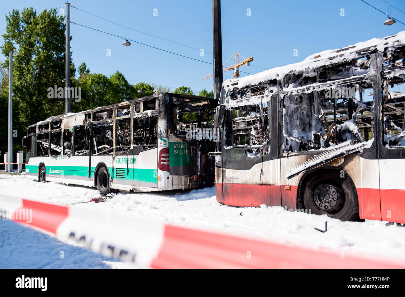 Extinguishing fire with foam hi-res stock photography and images - Alamy