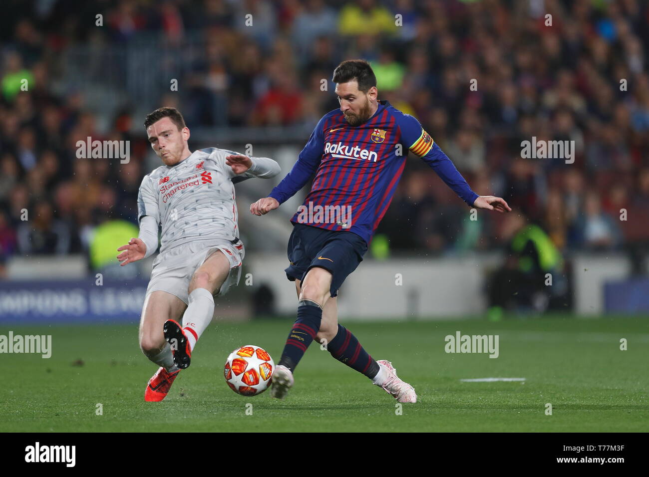 Barcelona, Spain. 1st May, 2019. Lionel Messi (Barcelona) Football ...