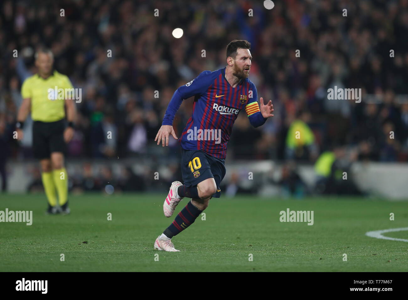 Barcelona, Spain. 1st May, 2019. Lionel Messi (Barcelona) Football ...