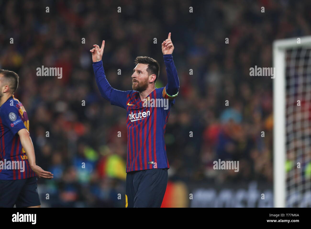 Barcelona, Spain. 1st May, 2019. Lionel Messi (Barcelona) Football ...