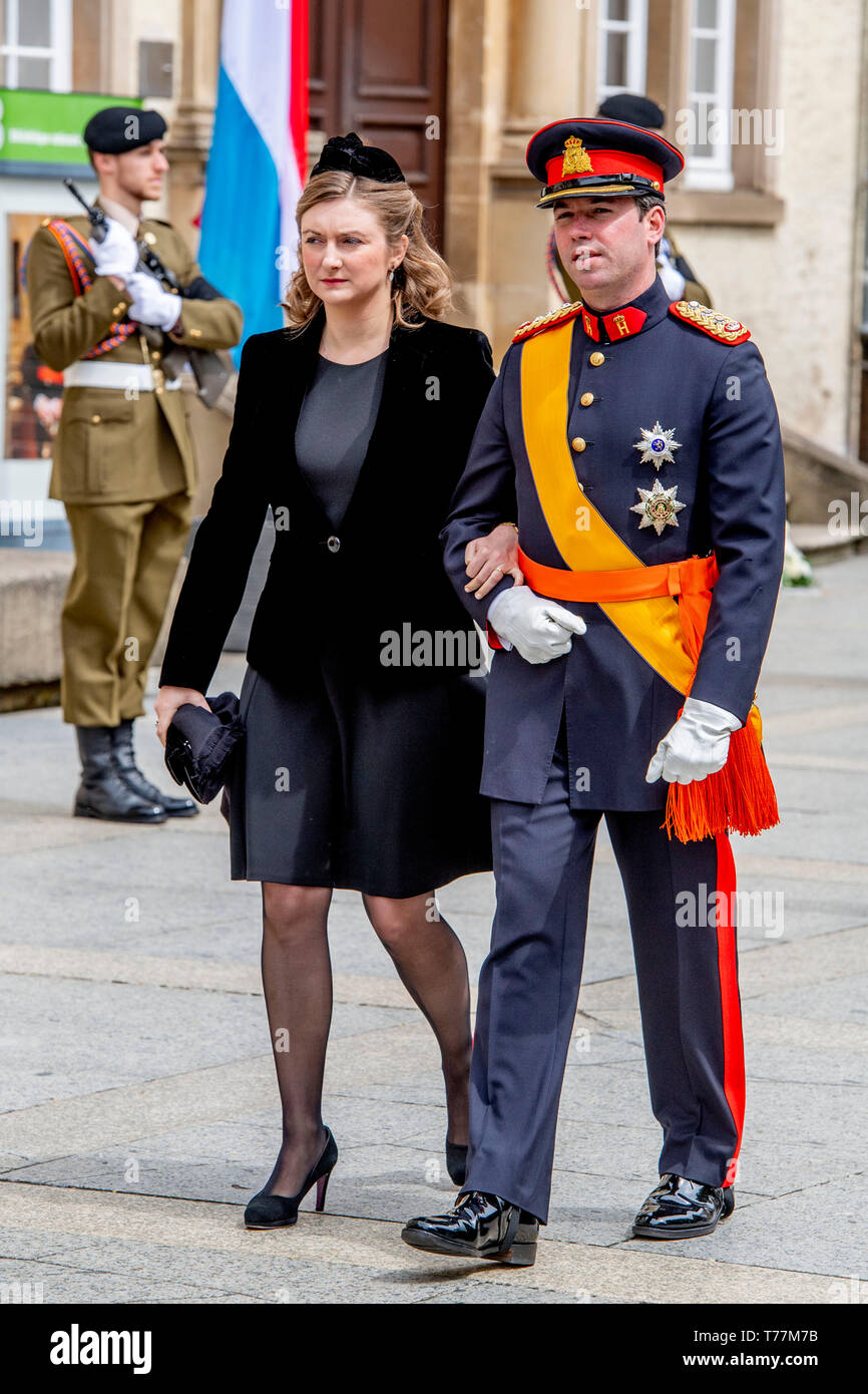 Hereditary Grand Duke Guillaume and Hereditary Grand Duchess Stephanie ...