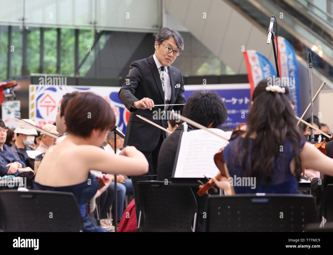 Tokyo, Japan. 3rd May, 2019. Japanese music composer and professor of ...