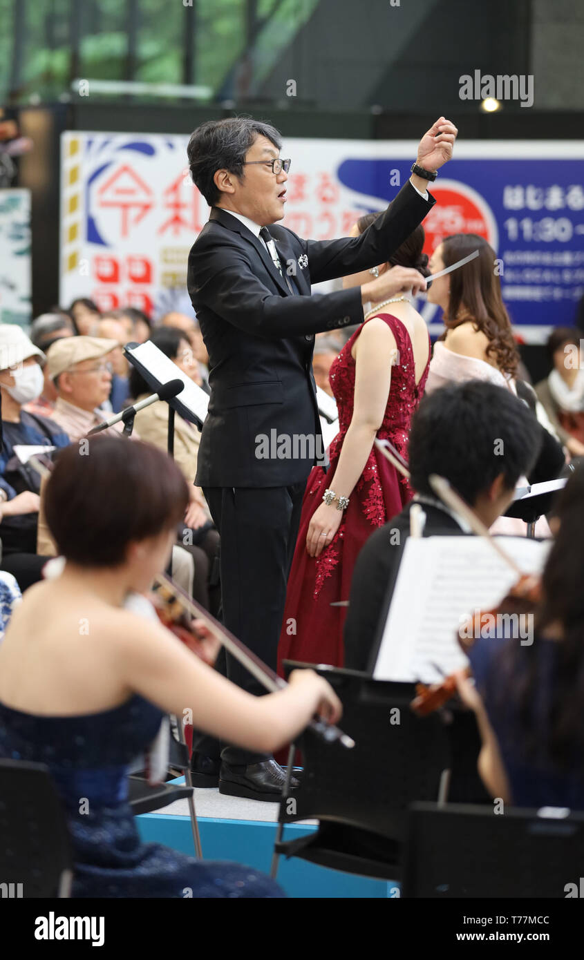 Tokyo, Japan. 3rd May, 2019. Japanese music composer and professor of ...