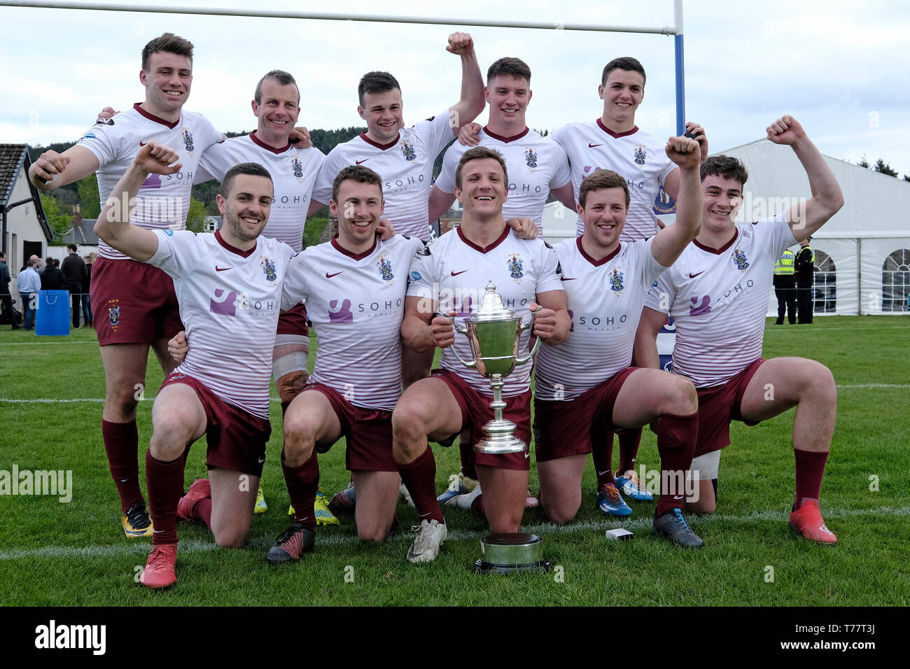 Earlston, Scottish Borders, UK. 5th May 2019. Earlston Sevens - Kings ...