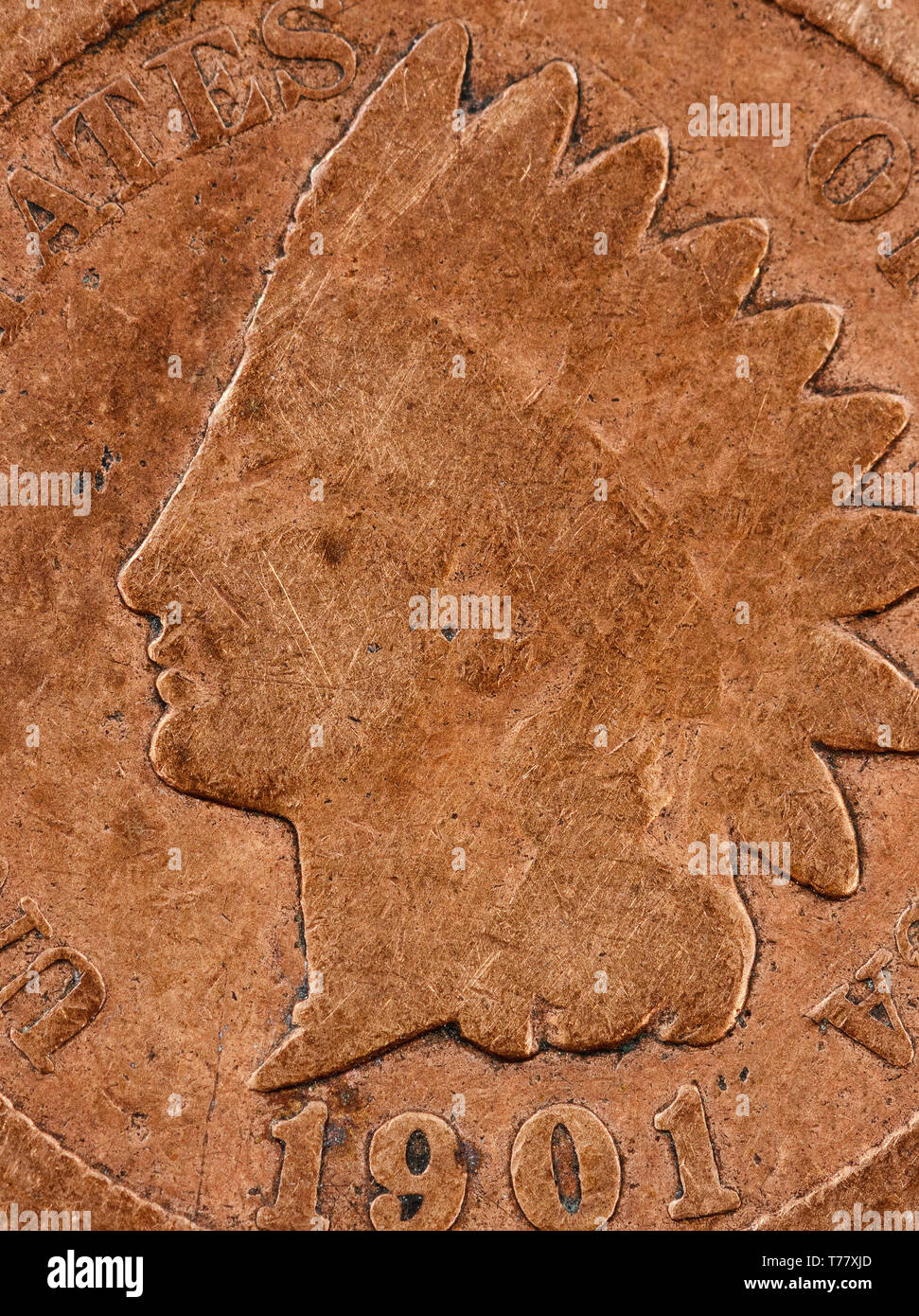 Antique copper coin hi-res stock photography and images - Alamy