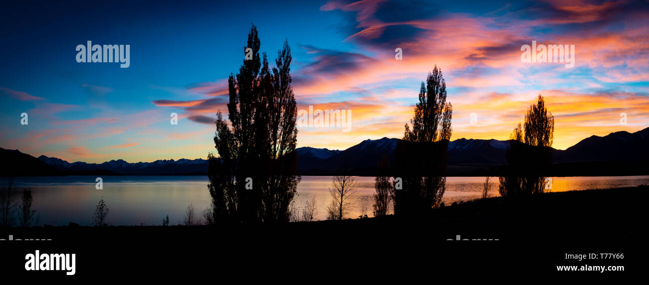 Panorama lake tekapo in hi-res stock photography and images - Alamy