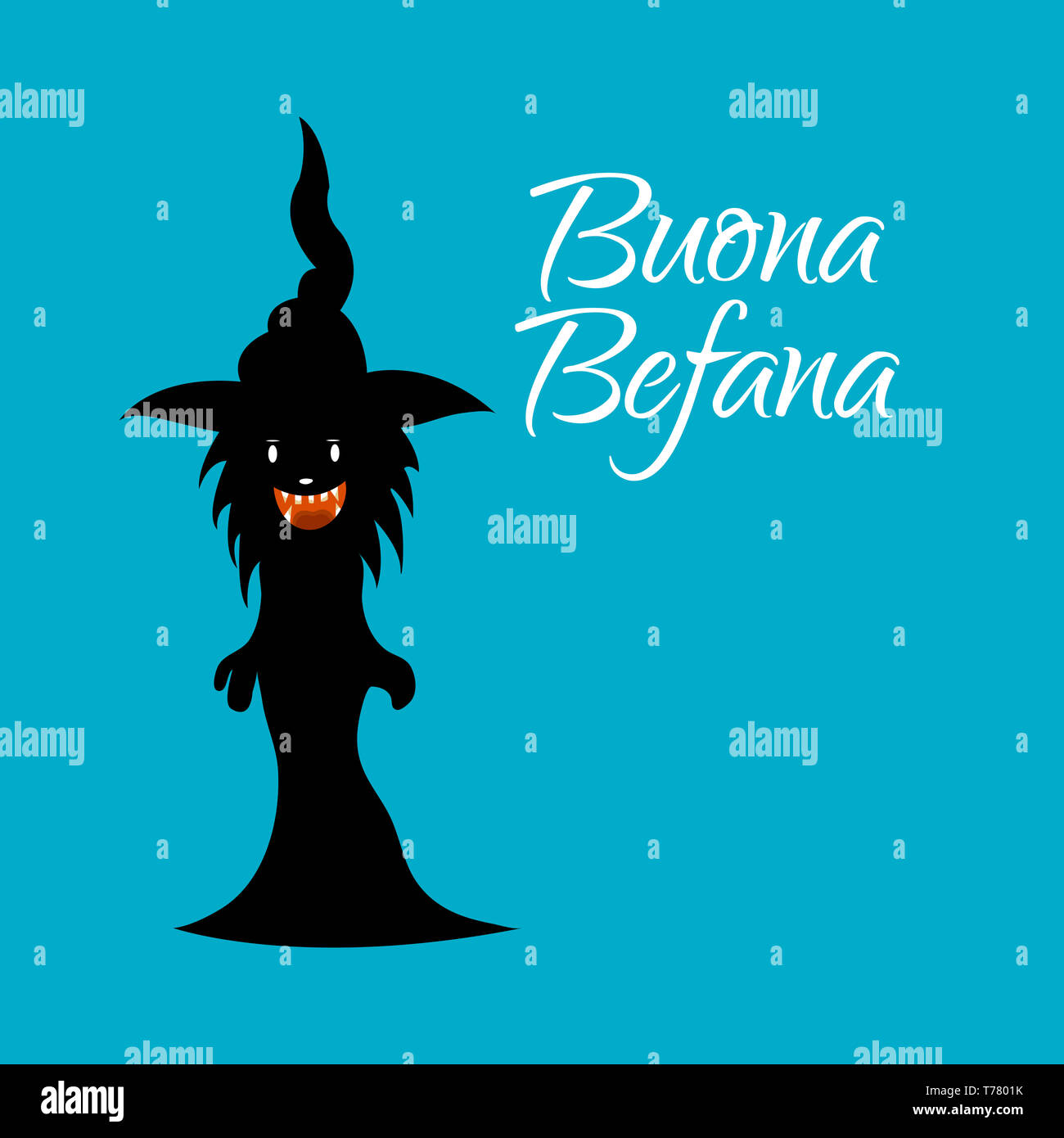 Vector illustration of a background for Happy Epiphany Stock Photo - Alamy