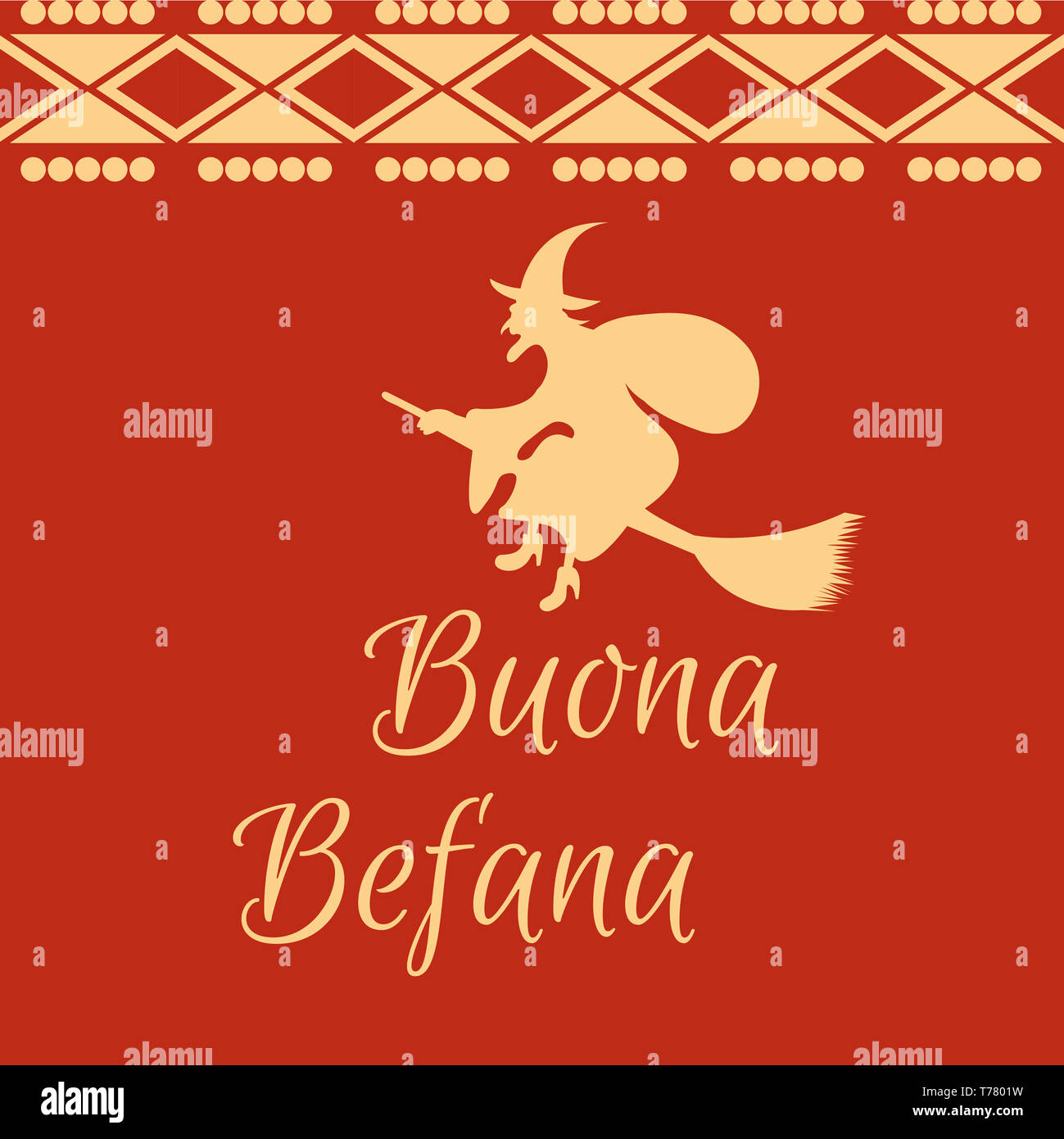 Vector illustration of a background for Happy Epiphany Stock Photo - Alamy