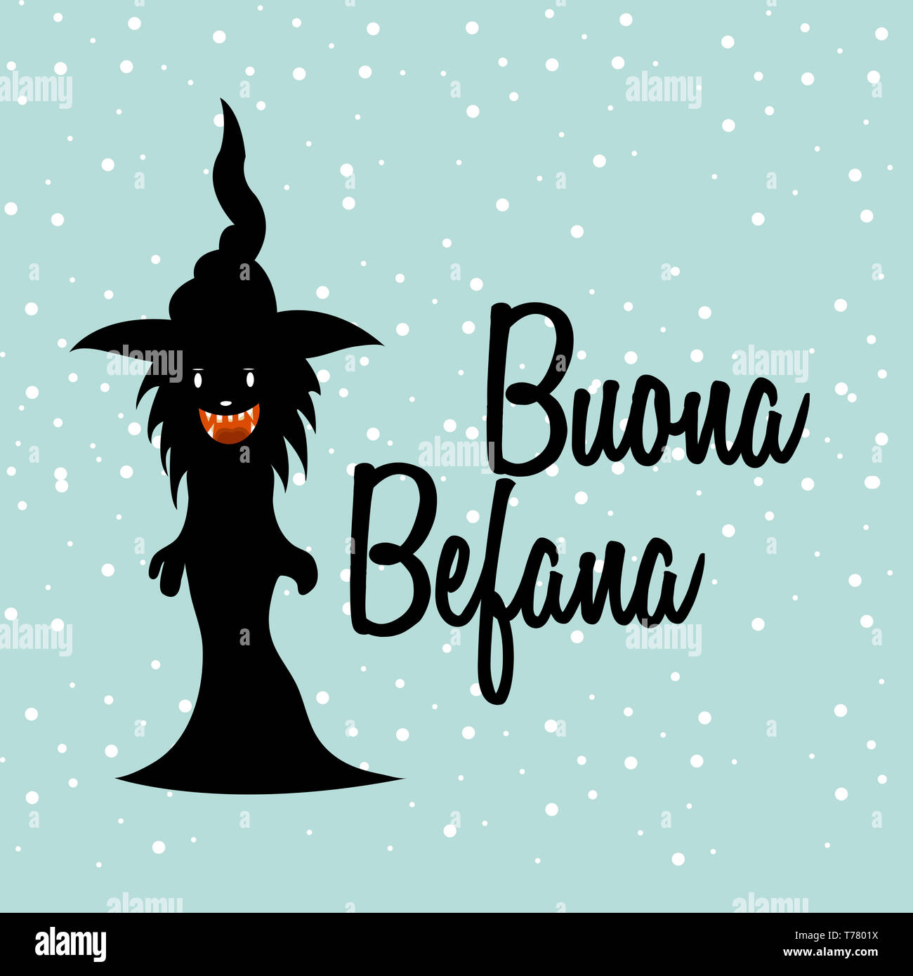 Vector illustration of a background for Happy Epiphany Stock Photo - Alamy