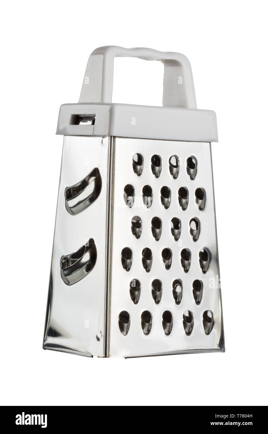 Metal grater isolated on white background Stock Photo - Alamy