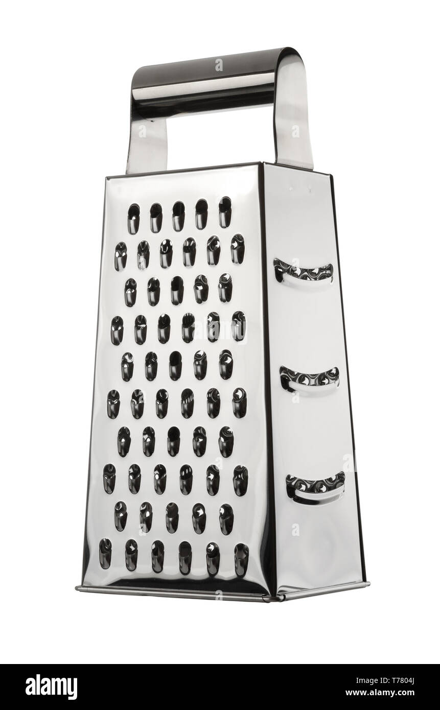 Metal grater isolated on white background Stock Photo - Alamy