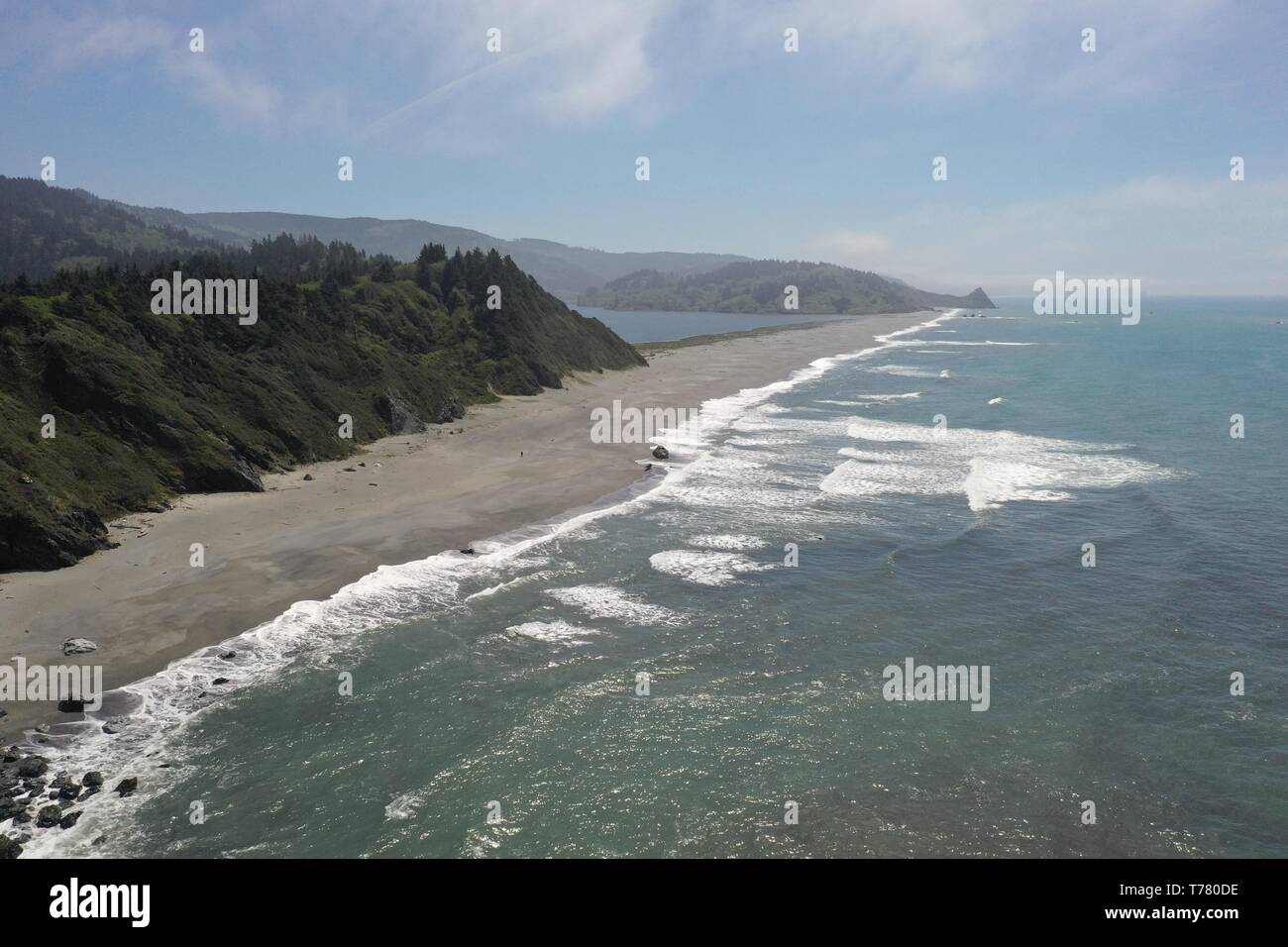 Reading Rock Marine Conservation Area near Orick, CA, the last beach ...
