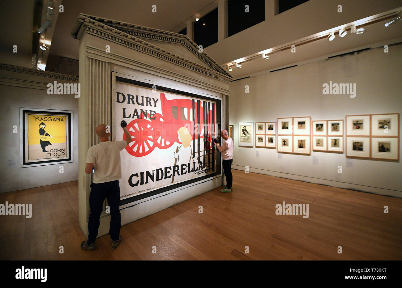 Gallery technicians finish the installation of Cinderella by ...