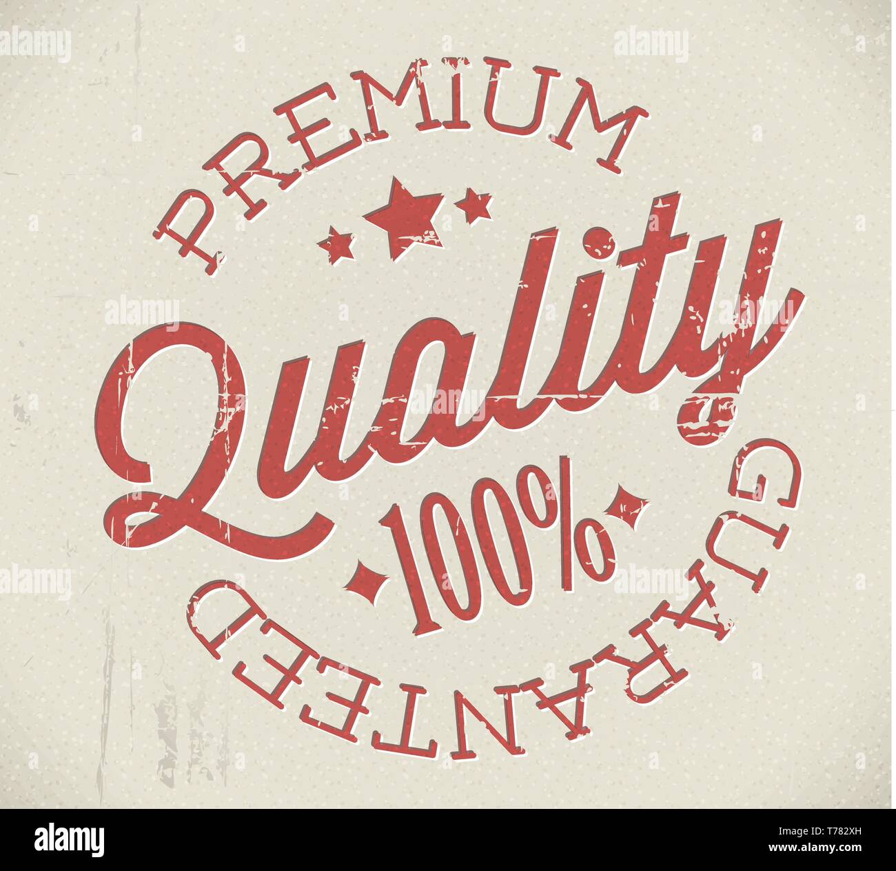 Vector retro premium quality red detailed stamp Stock Vector Image ...