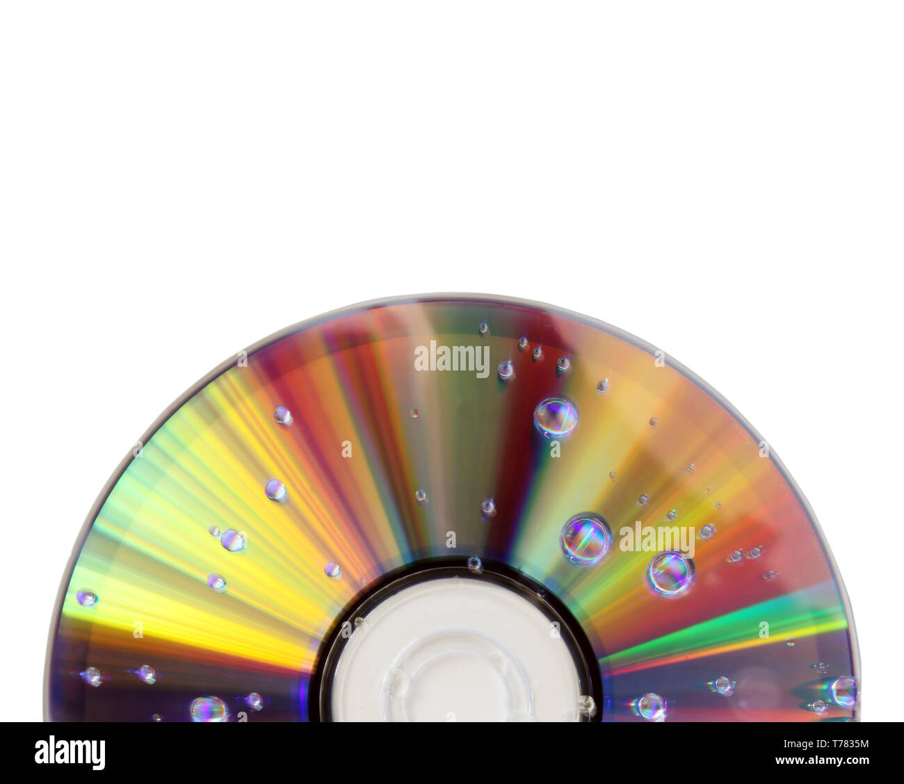 colored cd isolated on white Stock Photo - Alamy