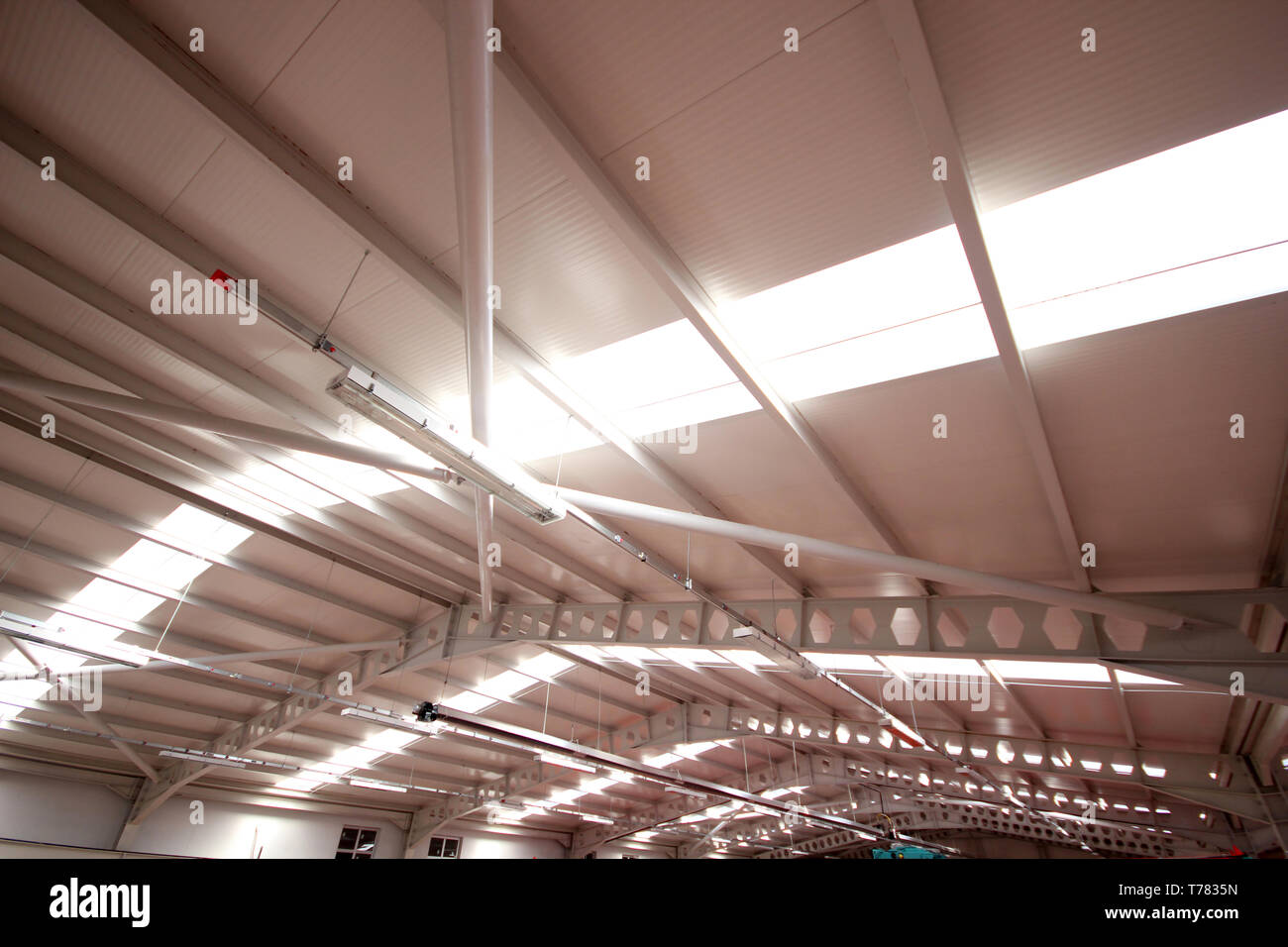 industrial factory interior ceiling Stock Photo - Alamy