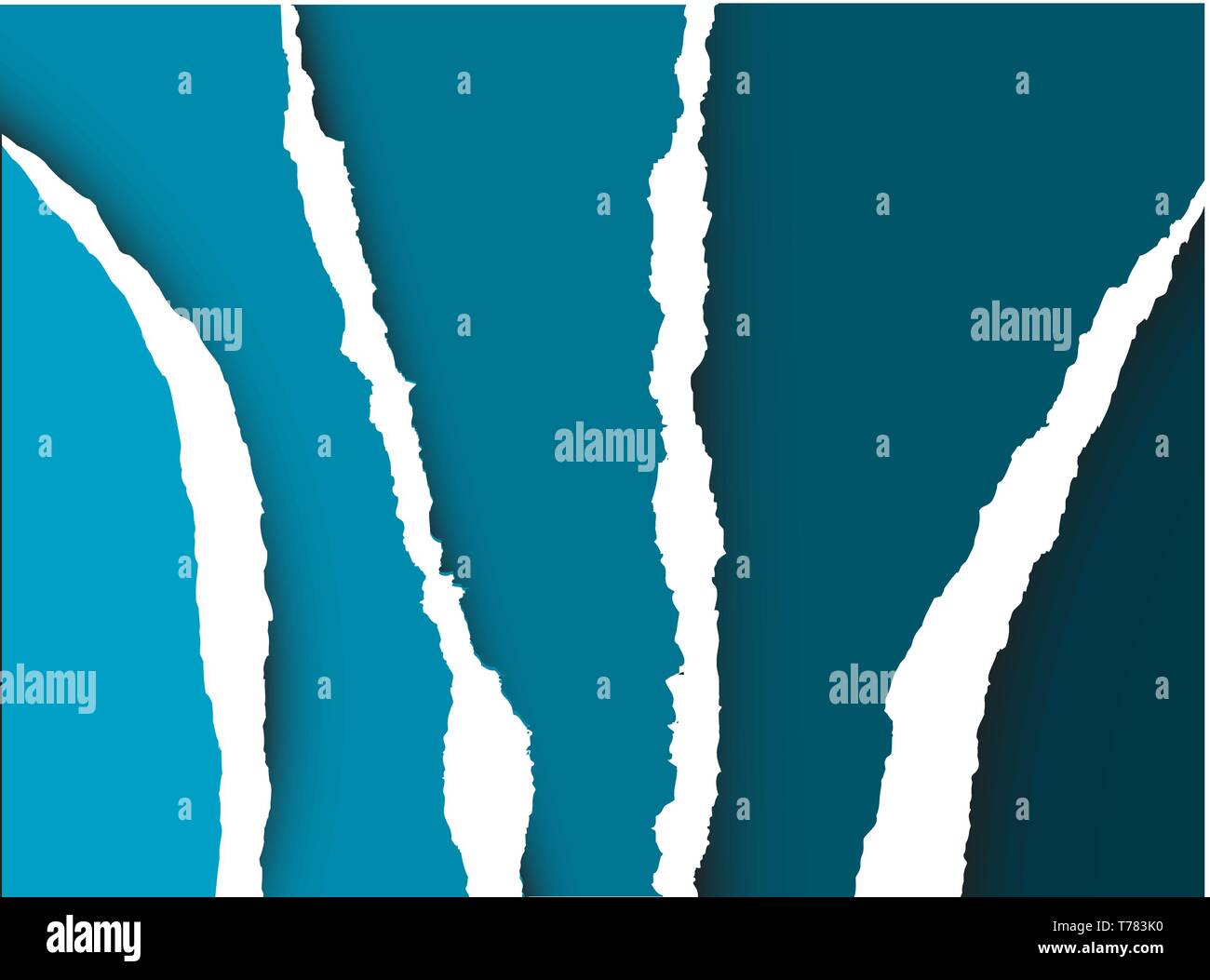 Vector Tear paper - abstract background (blue Stock Vector Image & Art ...