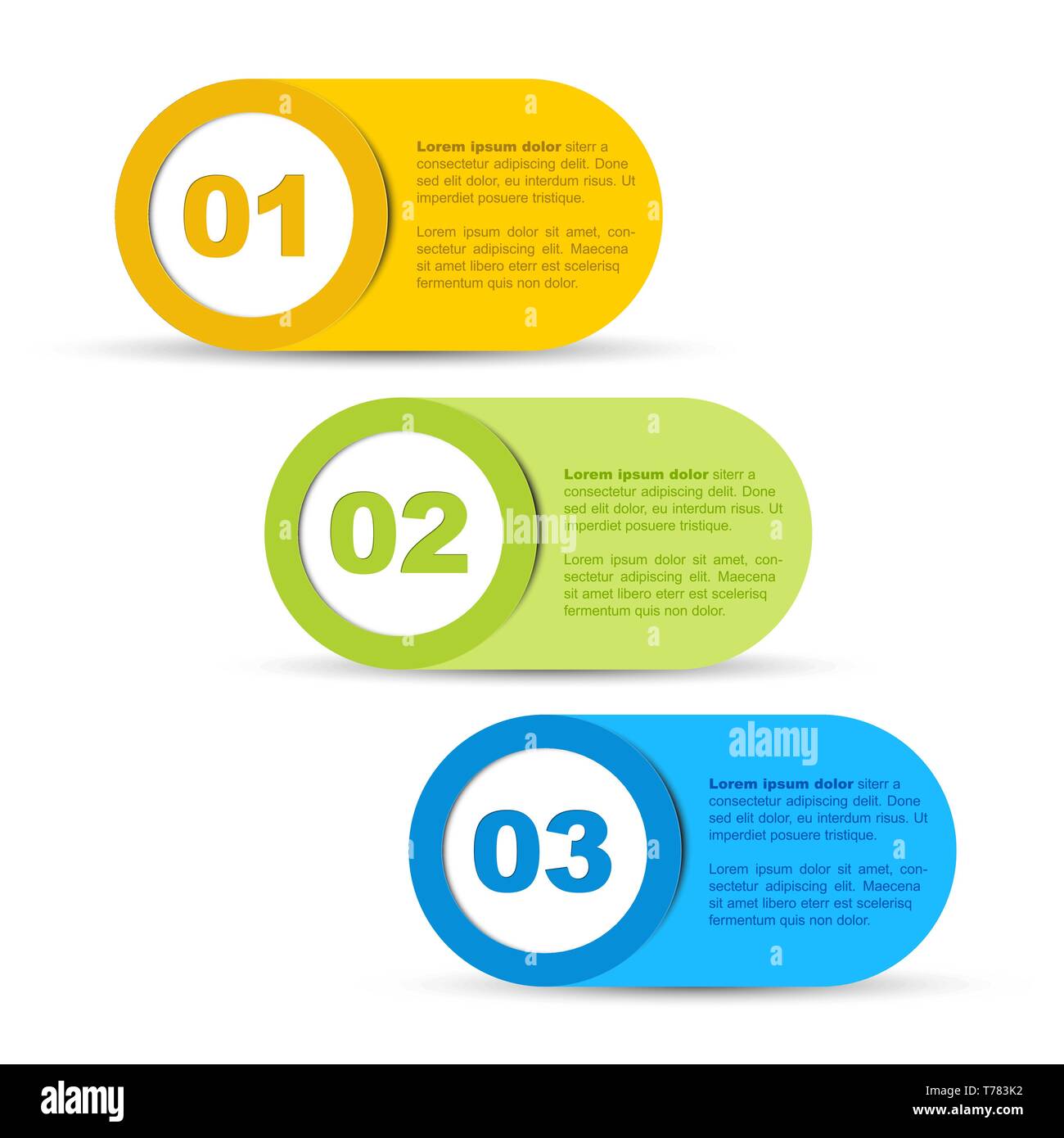 Three steps Cut Out Stock Images & Pictures - Alamy