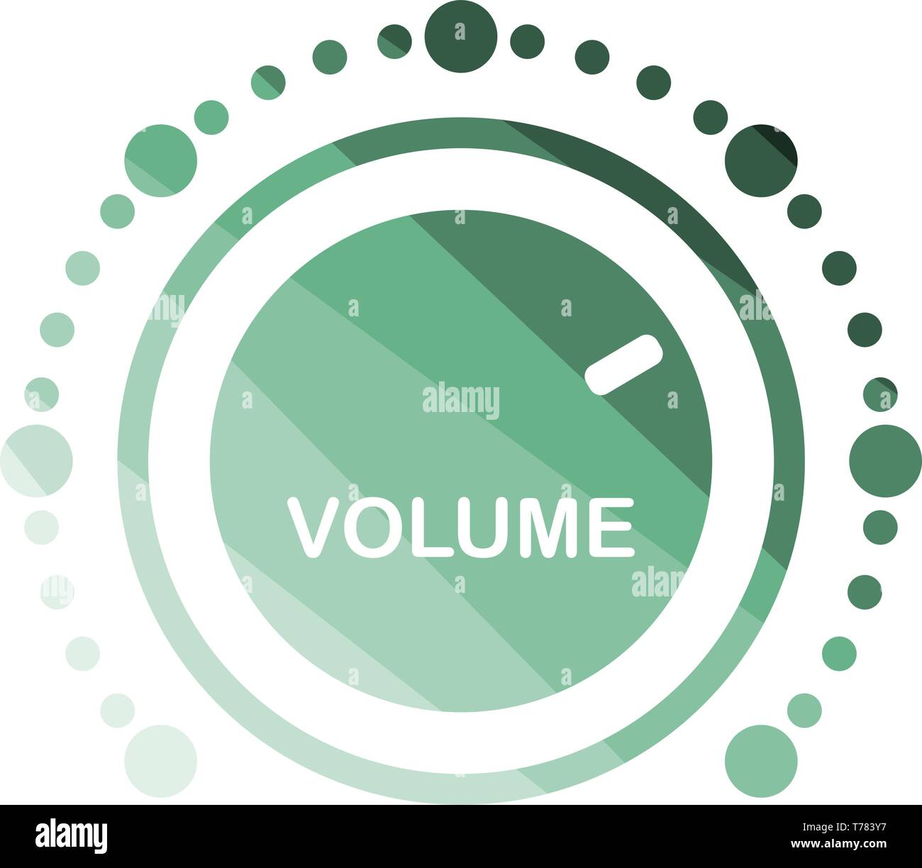 Volume control color flat Stock Vector Images - Alamy