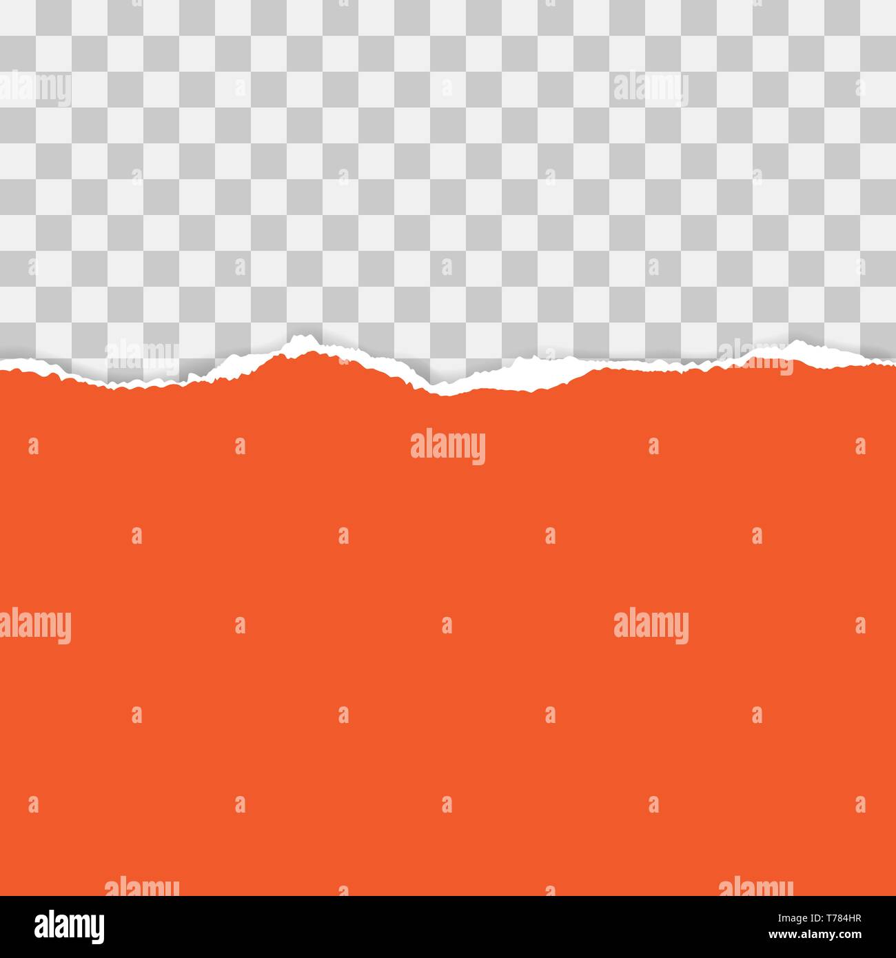 red torn paper. vector illustration with shadows Stock Vector Image ...