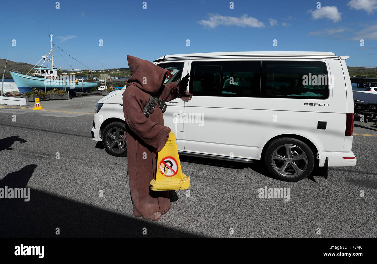 A member of the '501st Legion Ireland Garrison' dressed as a Jawa ...