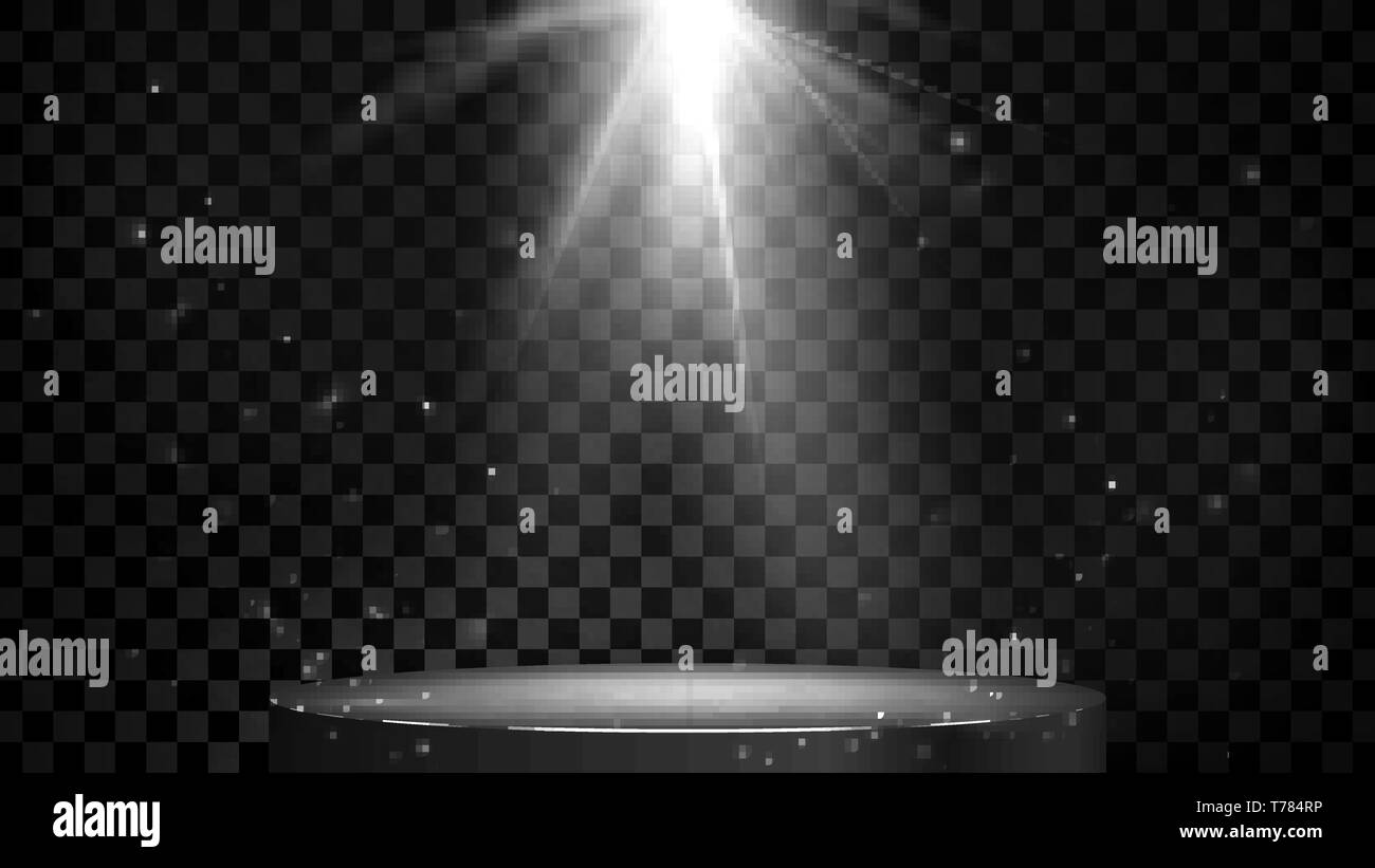 Projector spotlight stage isolated Stock Vector Images - Alamy