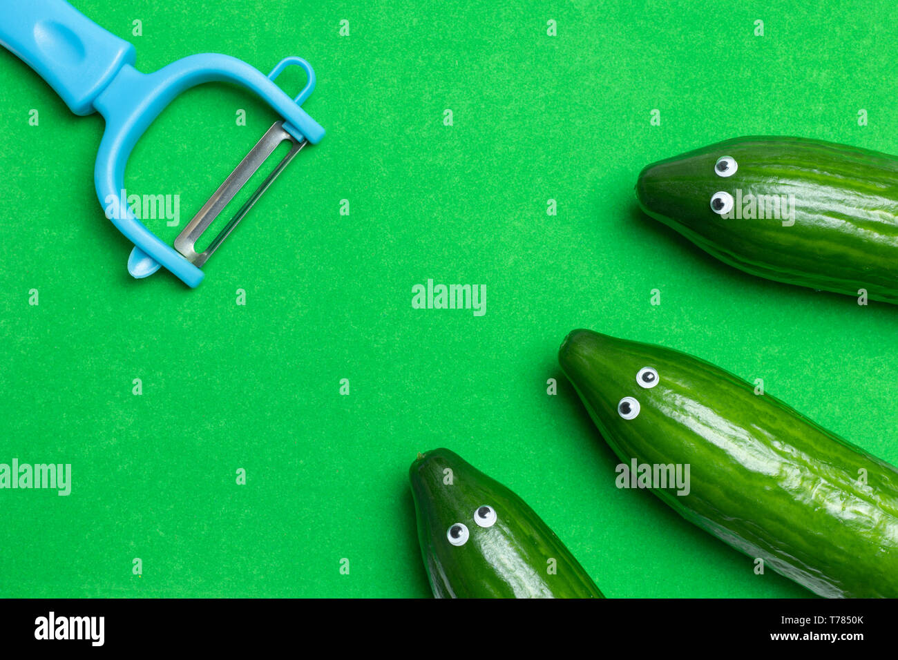 Funny Cucumber High Resolution Stock Photography and Images - Alamy