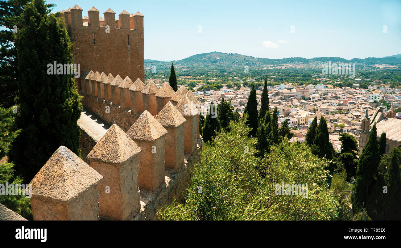 Castle of Mallorca Stock Photo - Alamy