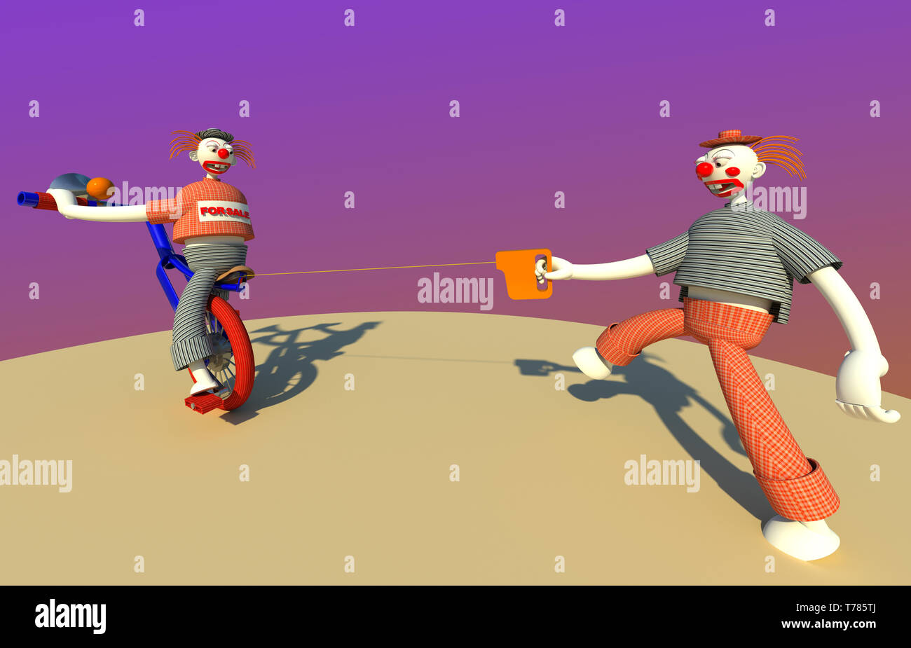 Clown characters hi-res stock photography and images - Alamy