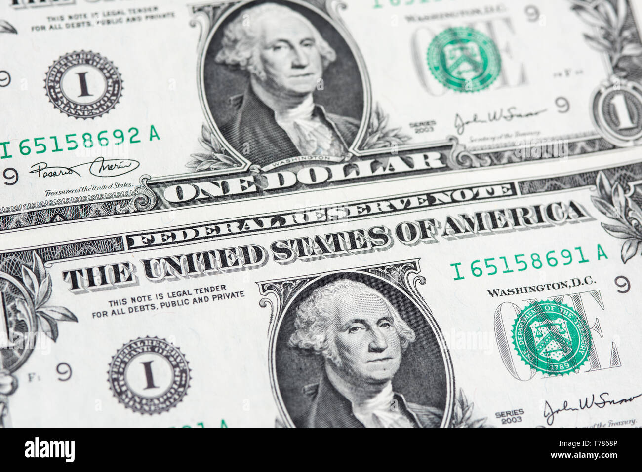 US Dollar bank notes, macro Stock Photo - Alamy