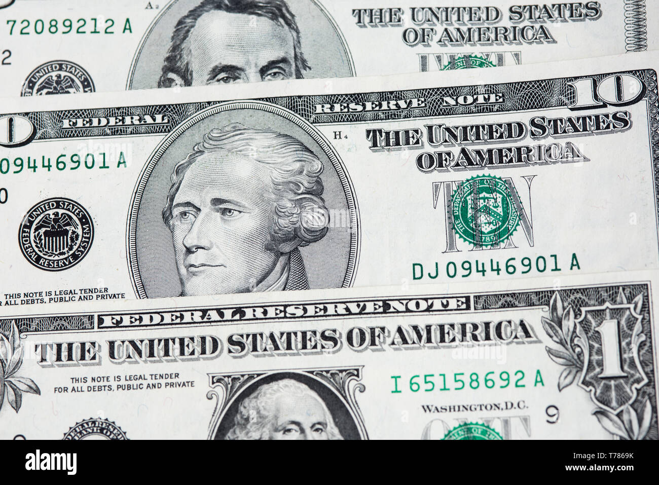 US Dollar bank notes, macro Stock Photo - Alamy