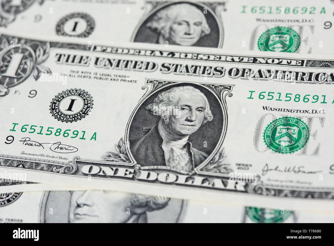 US Dollar bank notes, macro Stock Photo - Alamy