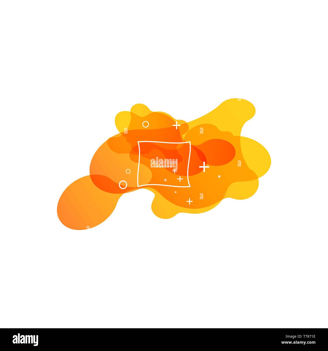 Abstract form of fluid. Liquid design. Liquid dynamic background for ...