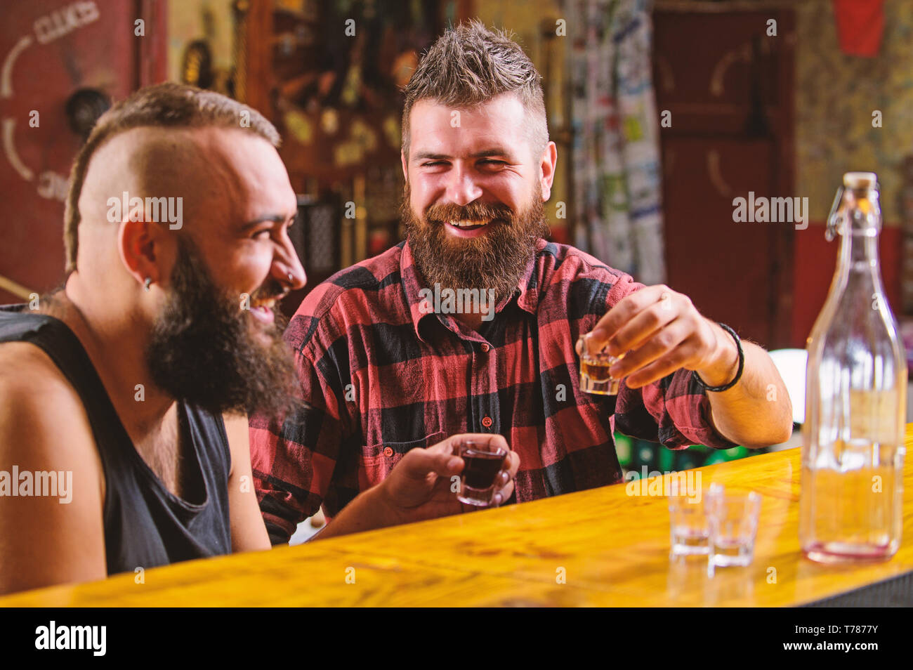 Drunk Men Friends Bar High Resolution Stock Photography and Images - Alamy