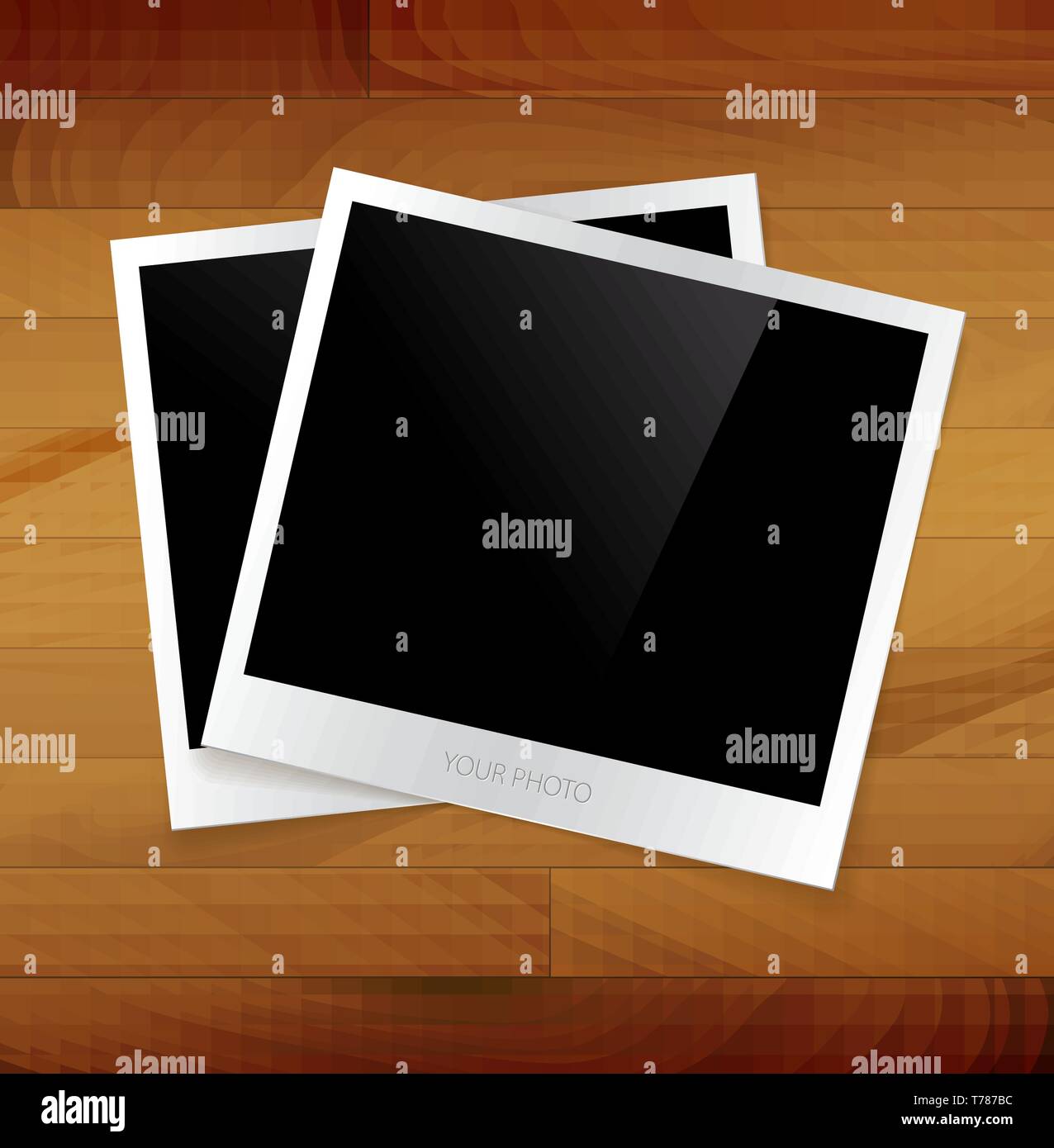 Empty photos Stock Vector Images - Alamy