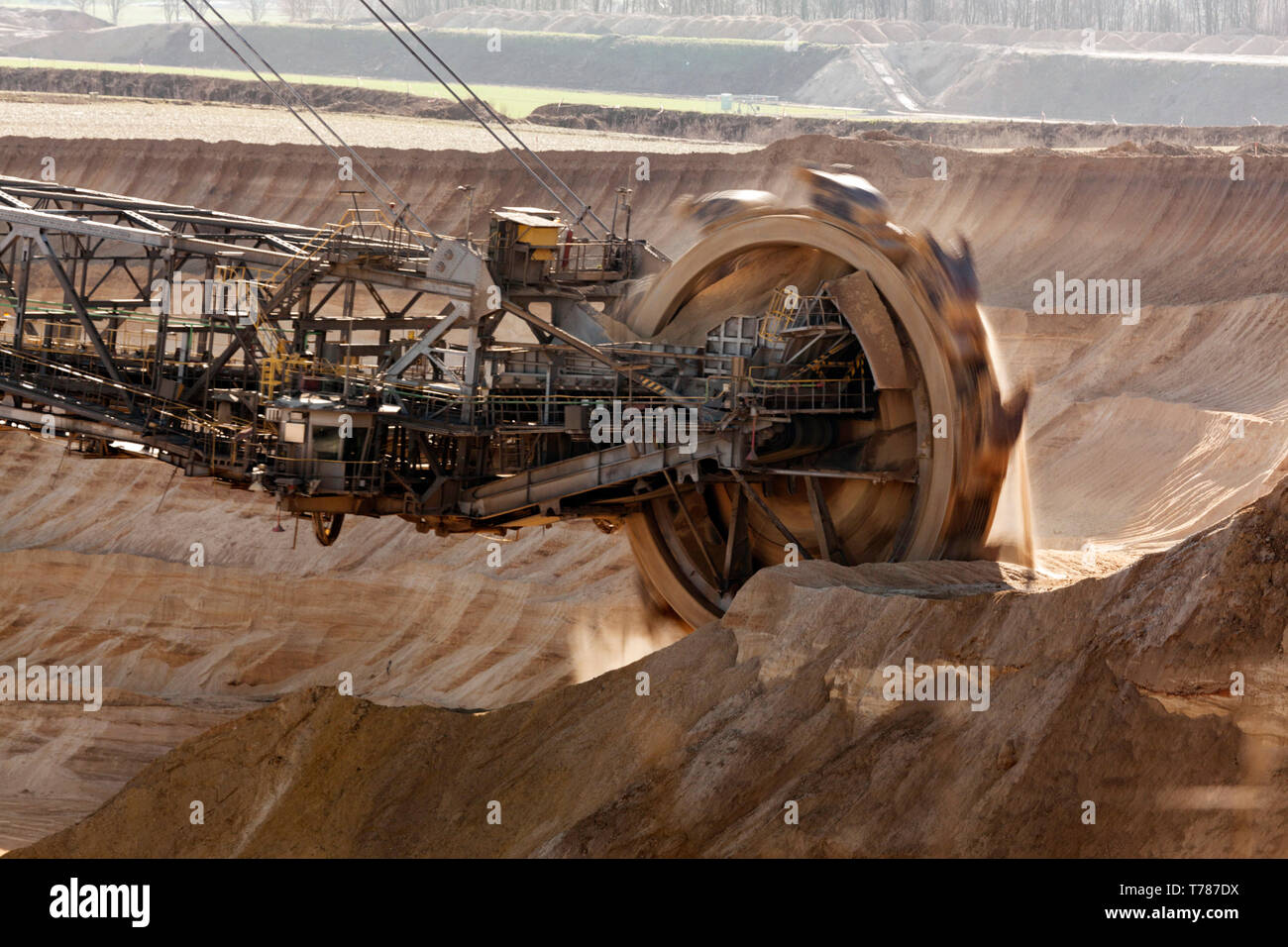 Brown coal mine Garzweiler of RWE Power Stock Photo - Alamy