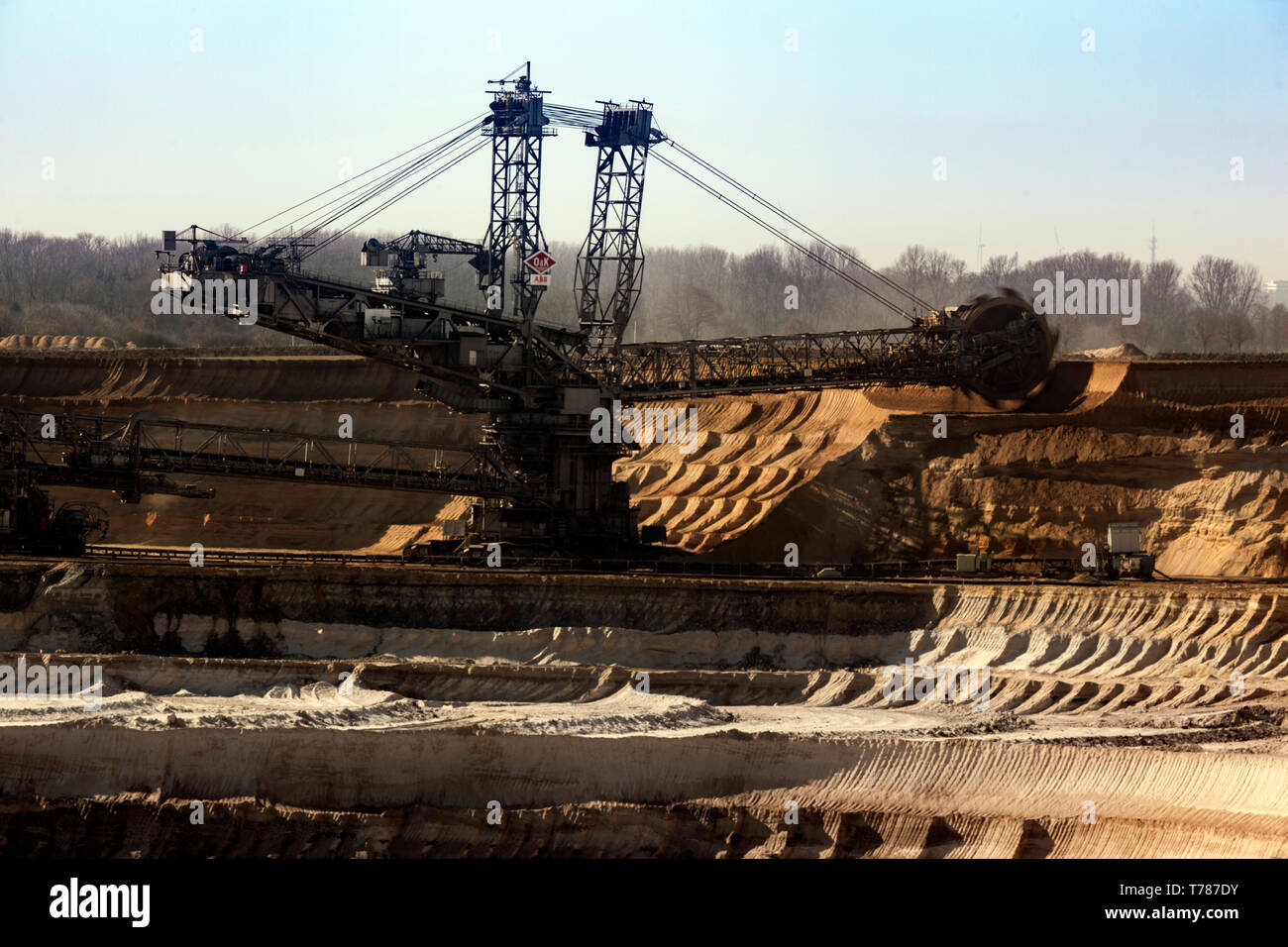 Brown coal mine Garzweiler of RWE Power Stock Photo - Alamy
