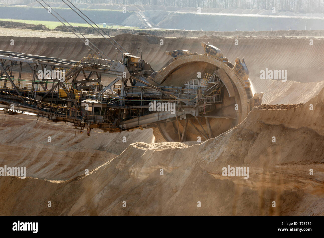 Brown coal mine Garzweiler of RWE Power Stock Photo - Alamy