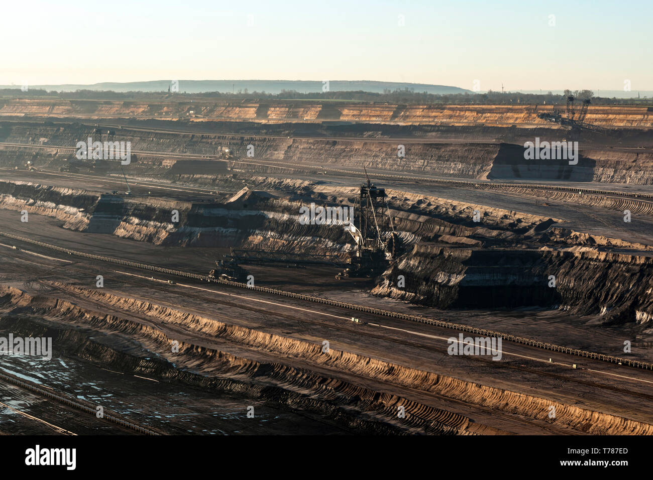 Brown coal mine Garzweiler of RWE Power Stock Photo - Alamy